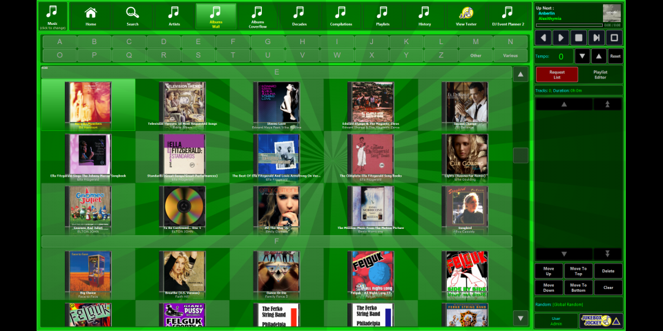 Jukebox Jockey Media Player Software Features